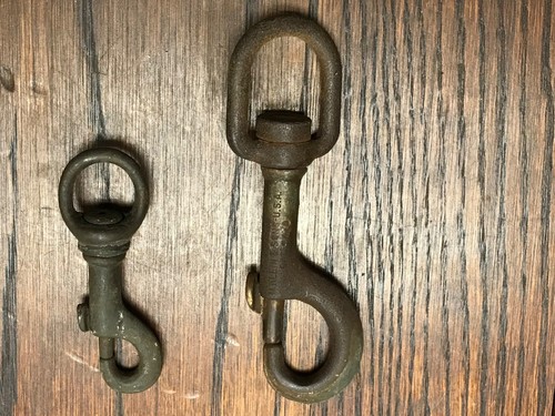 Vintage Swivel Hooks w Plunger Latches, One 5" Long Klein Tools Cat ...