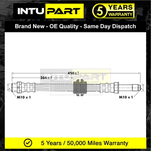 Fits BMW 3 Series 1997-2007 Z4 2002-2009 IntuPart Front Brake Hose ...