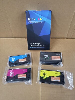 E Z Ink 4 Pack Compatible Ink Cartridges for HP 950 XL Black 951 XL Y ...