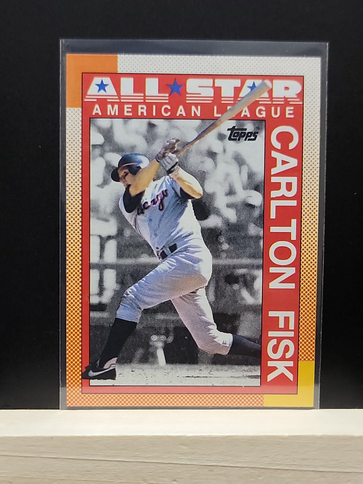 1990 Topps Carlton Fisk baseball card #392. ALL STAR. Chicago White Sox ...