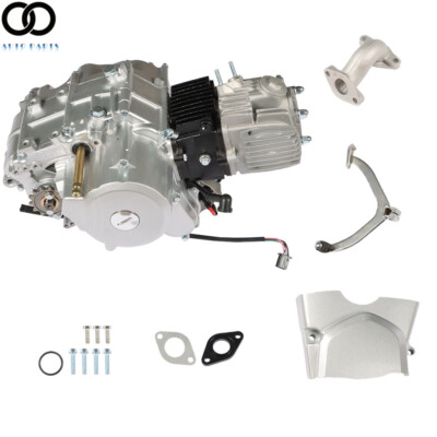 125CC 4-Stroke Engine Motor Semi-Auto Electric Start Reverse For ATV ...