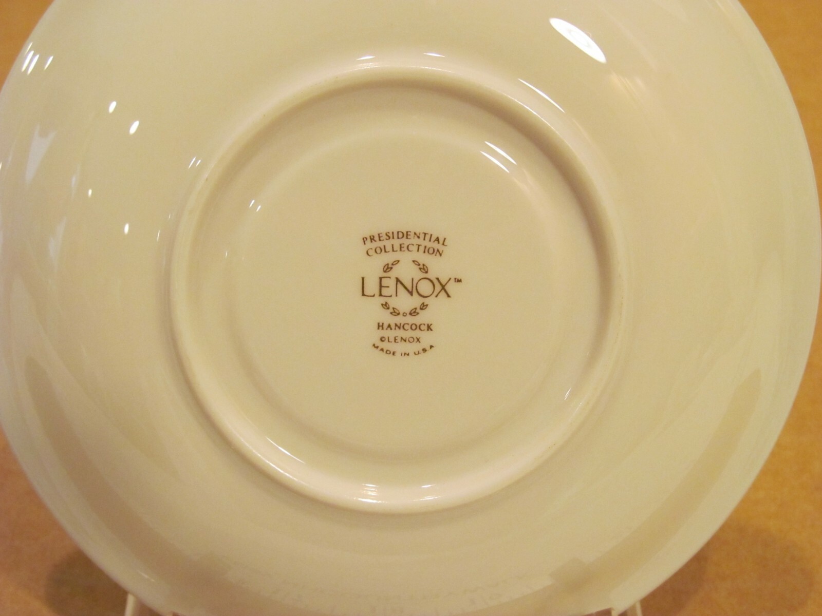 Lenox Presidential Collection Hancock Tea Cup Saucer, Made in USA - EUC ...
