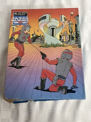 1986 Vintage Lazer Tag Puzzle Awesome 80s Graphic Box Dmg Puzzle EUC ...