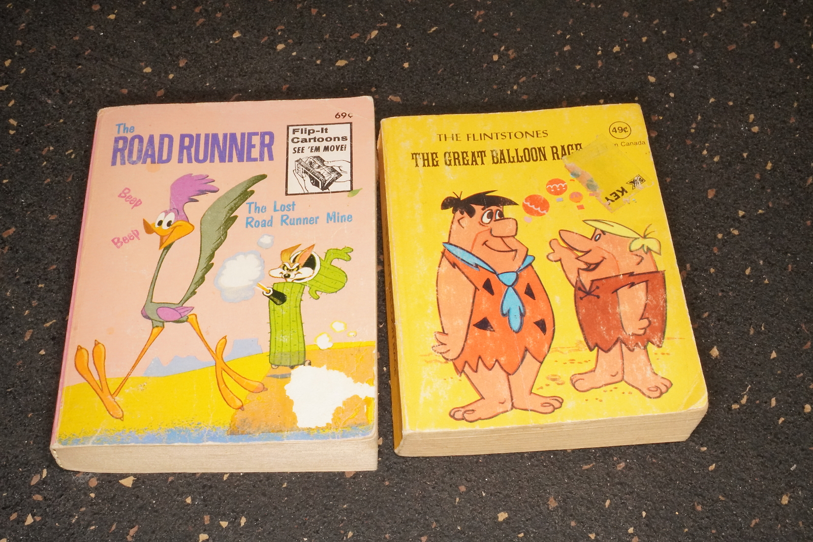 Two Big Little Books Road Runner Flintstones Woody Woodpecker | eBay