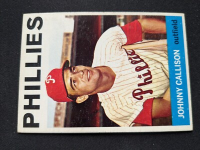 1964 Topps Baseball Card # 135 Johnny Callison - Philadelphia Phillies ...