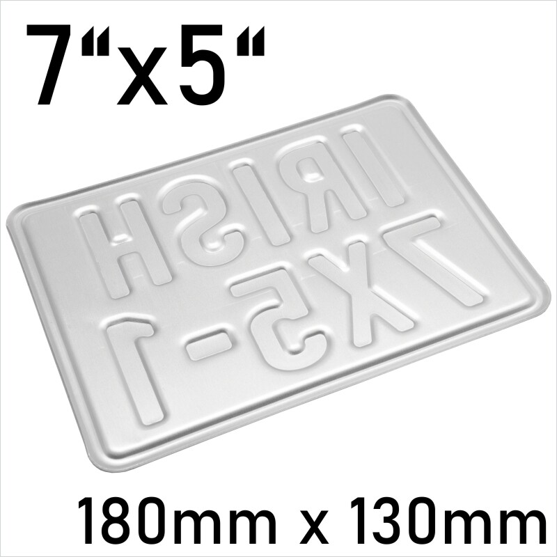 7x5 Irish Ireland Font Novelty Show Metal Pressed Number Plates ...