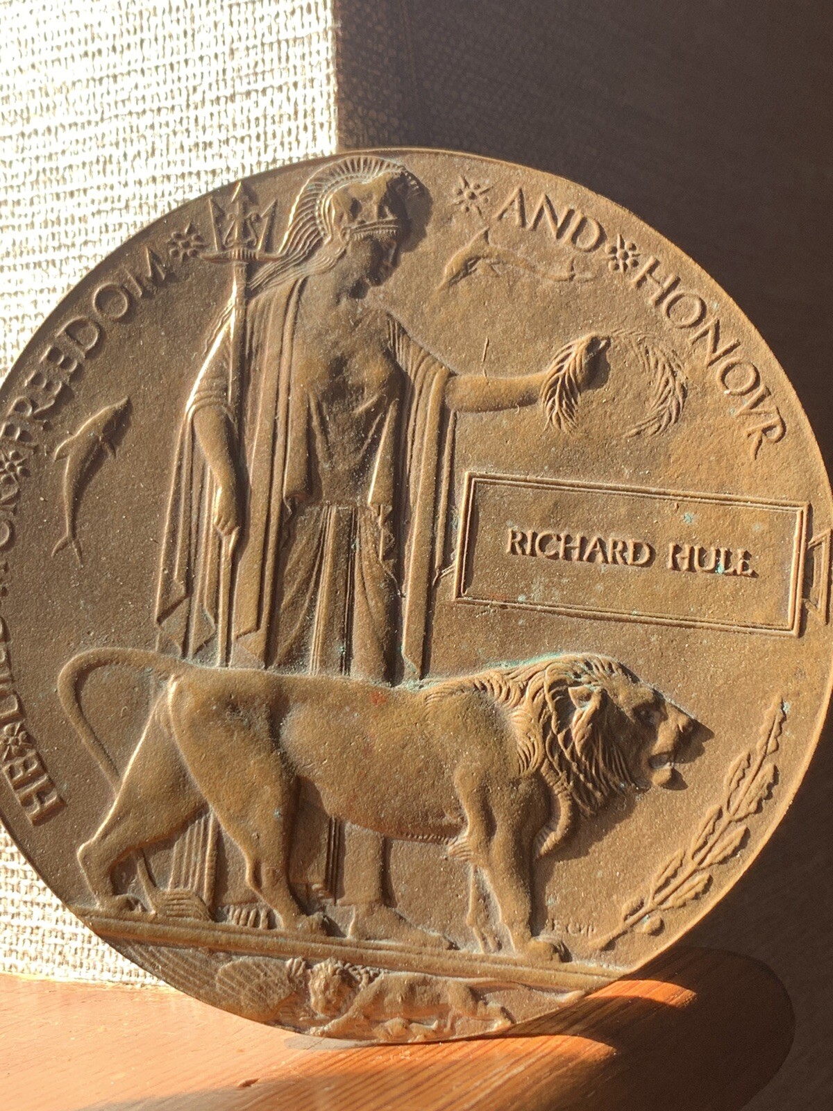 ww1 death penny X 2! BROTHERS JOHN JAMES And RICHARD HULL - RARE ! Plus ...