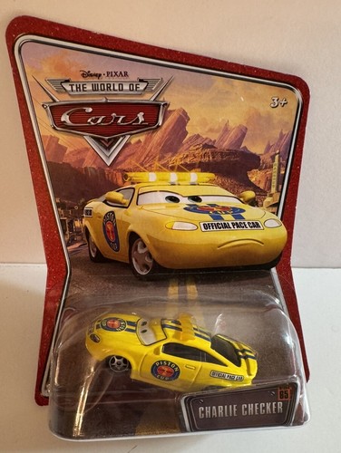 Disney Pixar Cars Movie Charlie Checker Die Cast Rave Car Race Rama New ...