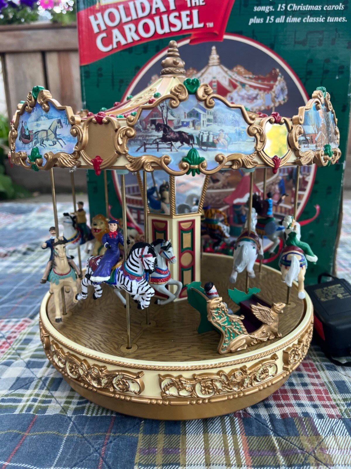 Mr. Christmas Holiday Around the Carousel Great Working Holiday ...