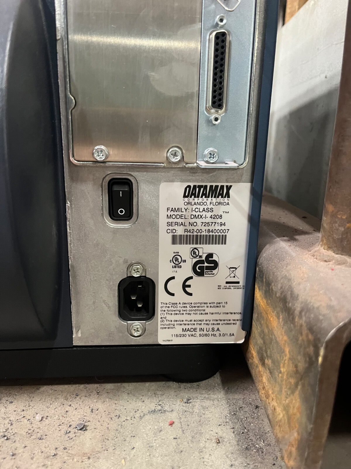 Datamax DMX I-4208 Label Printer for sale online | eBay