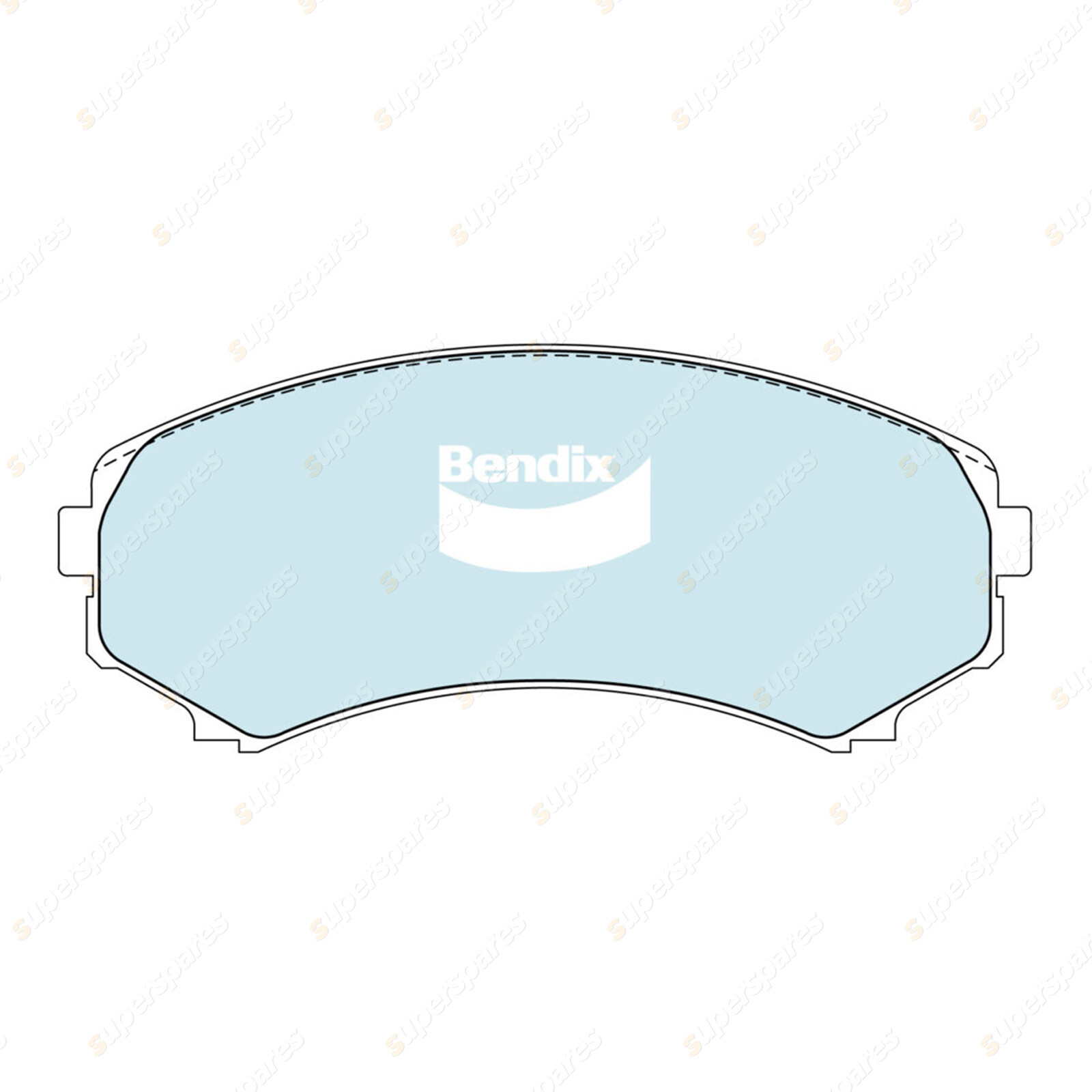 8Pcs Bendix 4WD Brake Pads Set for Mitsubishi Pajero NS NT NW 4WD AWD ...