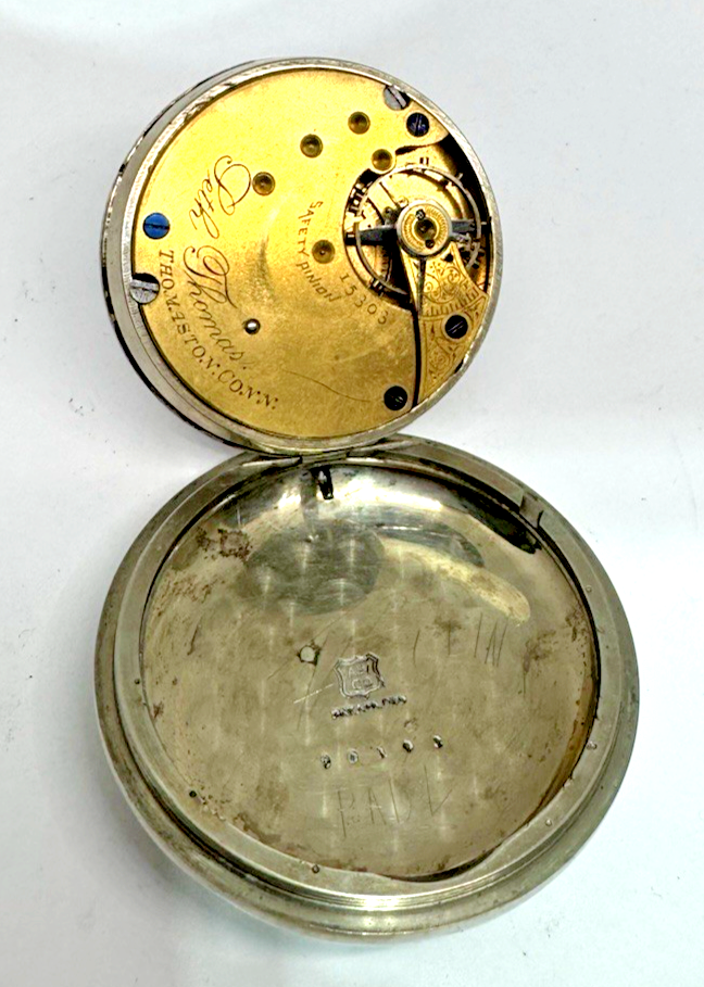 Seth Thomas Pocket Watch With Case #917 | eBay