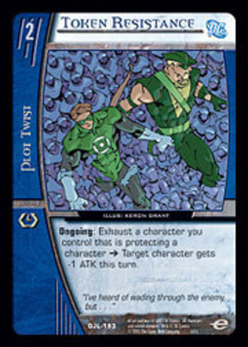 VS System: Token Resistance - Foil [Played] DC Justice League of ...