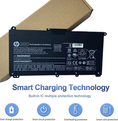 New Genuine HT03XL Battery for HP Pavilion L11421-2C2 L11119-855 15-CS ...