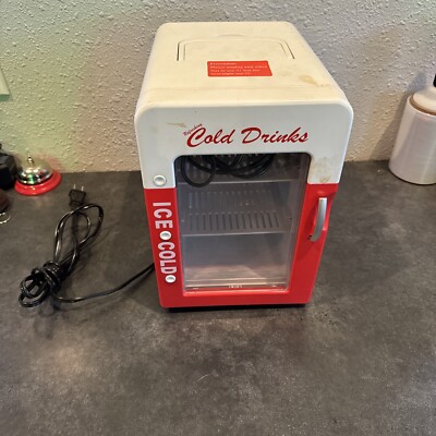 6 Can Coke Cold Drinks Thermoelectric Cooler/Warmer Mini Fridge Coca ...