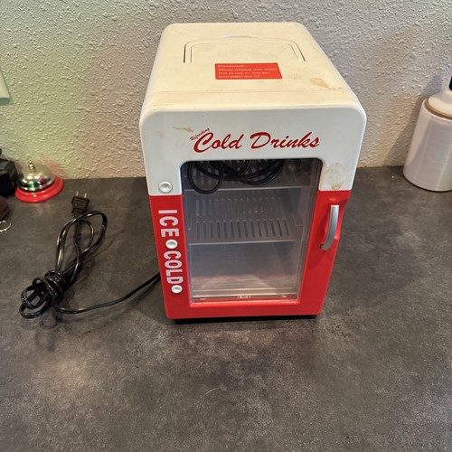 6 Can Coke Cold Drinks Thermoelectric Cooler/Warmer Mini Fridge Coca ...