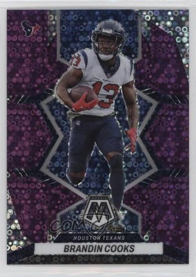 2022 Panini Mosaic No Huddle Purple Mosaic Prizm /50 Brandin Cooks #77 ...
