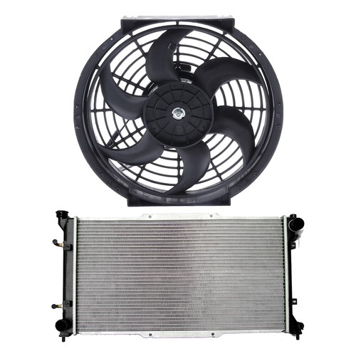 Cooling Fan & Radiator Kit For Subaru Legacy 1995-1999 2.2L 1996-1999 2 ...