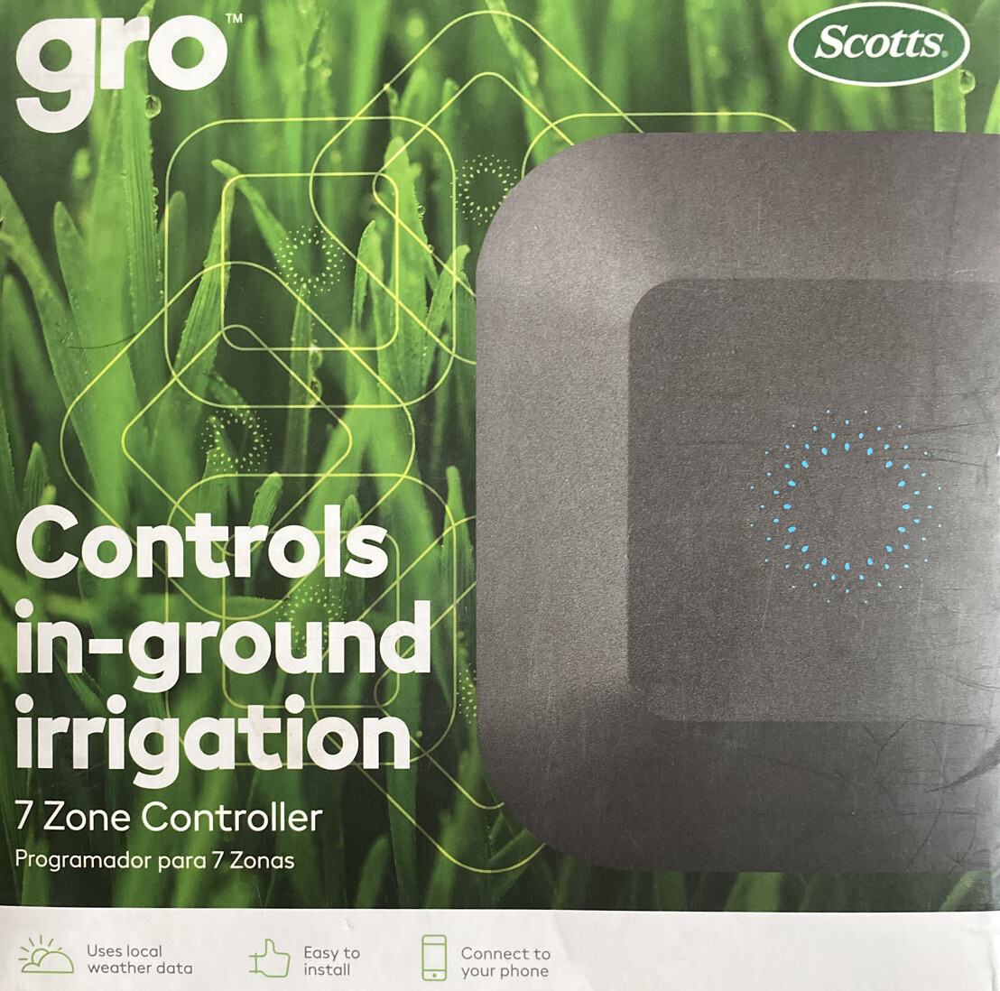 Gro 7 Zone Controller 7 Zone Smart Sprinker Irrigation Controller ...