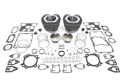 110" Big Bore Black Cylinder Kit 10.5:1 for 2007-2017 Harley Davidson ...