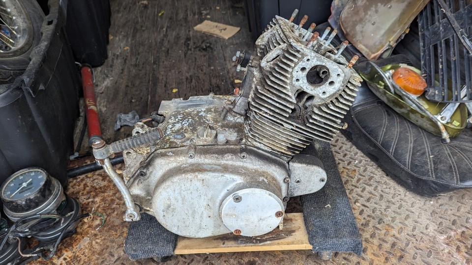 2X 1965 Honda CB160 CB Engines One Good other For Parts Pair Of Engine ...