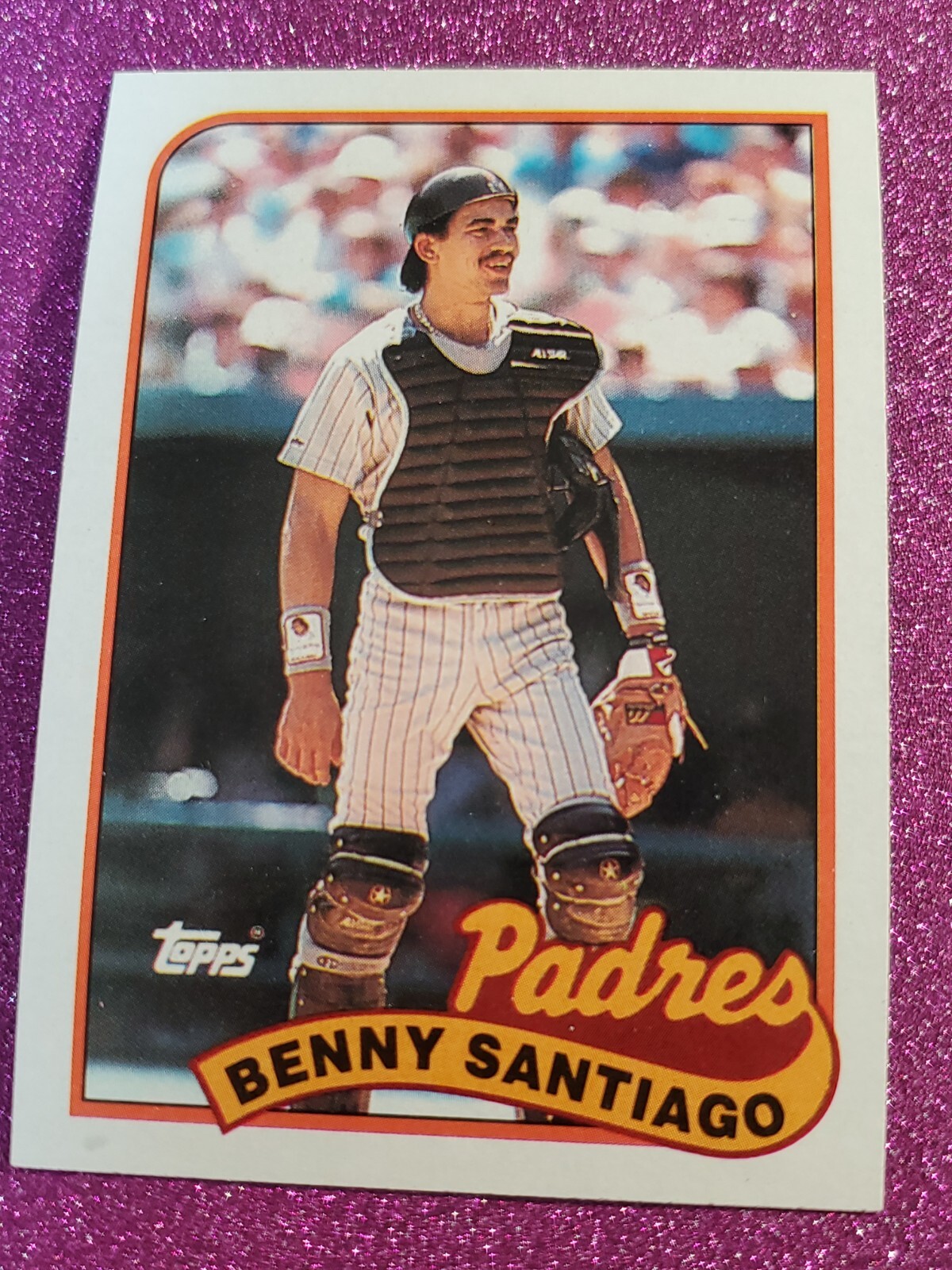 1989 Topps #256 Benny Santiago San Diego Padres | eBay