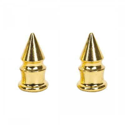 Trik Topz Valve Caps Spikes Gold SV Intended For Use With Schrader ...