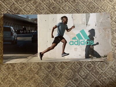 Adidas Retail (Running) Display Banner/Poster (48” X 22”) | eBay UK