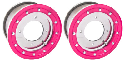 Banshee 350 Warrior Front Wheels Beadlock 10x5 4+1 4/156 Alba Racing PK ...