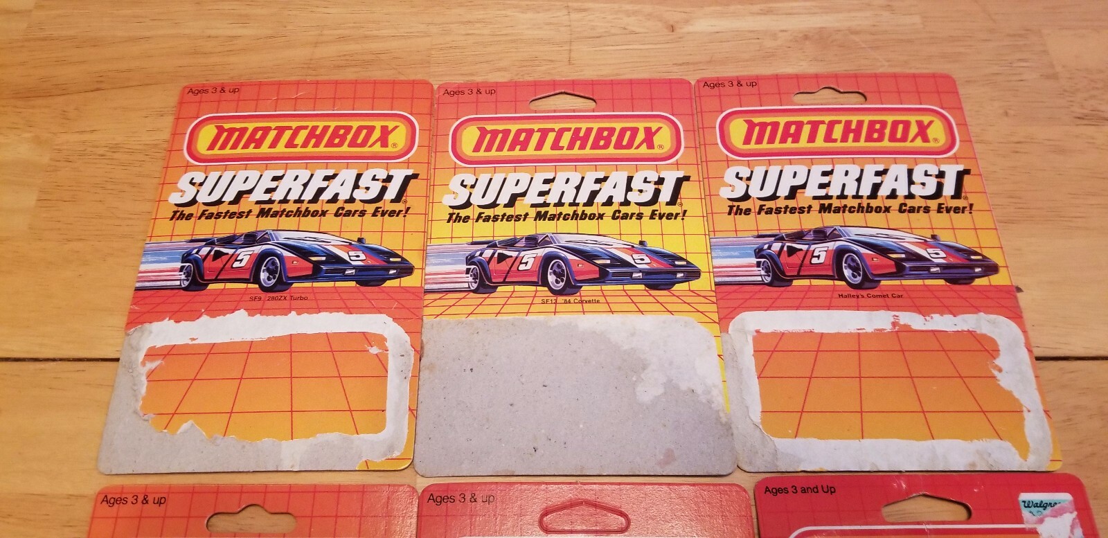 9 Vintage Matchbox Blister Pack Cards | eBay