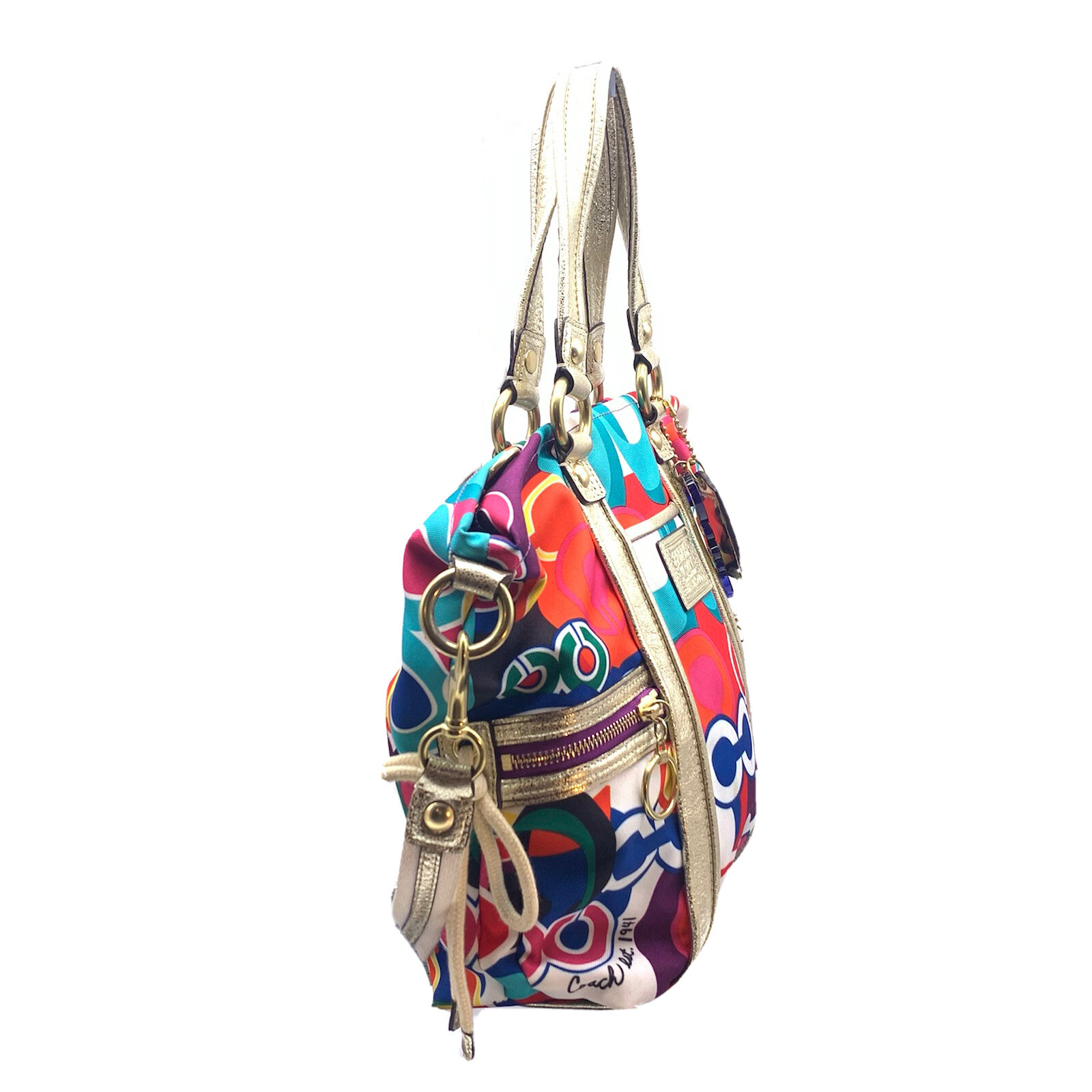 Coach 13830 Poppy Signature C Spotlight Glam Multicol… - Gem