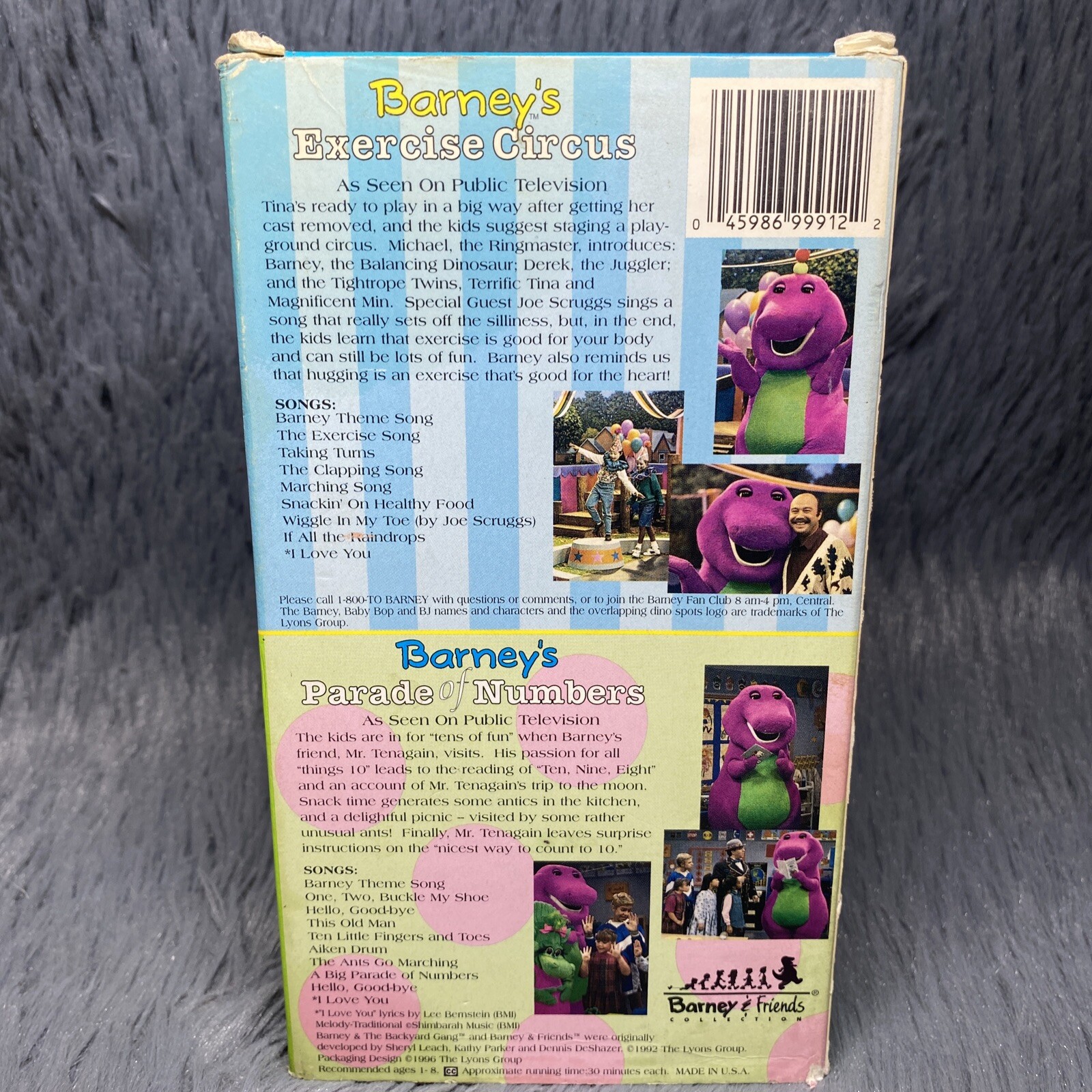 Barney Exercise Circus Parade Numbers | Grelly USA