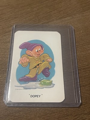 Authentic Vintage Walt Disney Productions Snap Dopey Card RARE ...