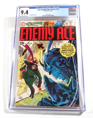 STAR SPANGLED WAR STORIES #143 ~~ CGC 9.4 ~~ Enemy Ace! ~~ from 1969! 😁 ...