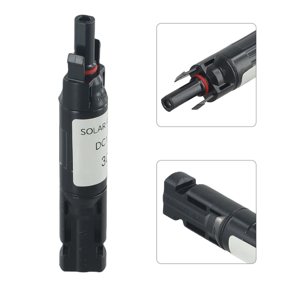 30/20A In-line Quick Release Fuse Holder Solar Panel Cable PV Connector ...