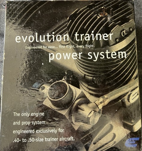 EVOLUTION.40- .50 TRAINER POWER SYSTEM ENGINE & PROP /SPINNER SYSTEM ...
