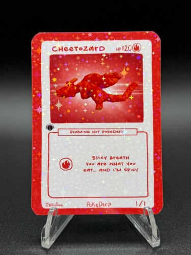 Pokederp CheetoZard Holo - Derpy Fan Art Card | eBay