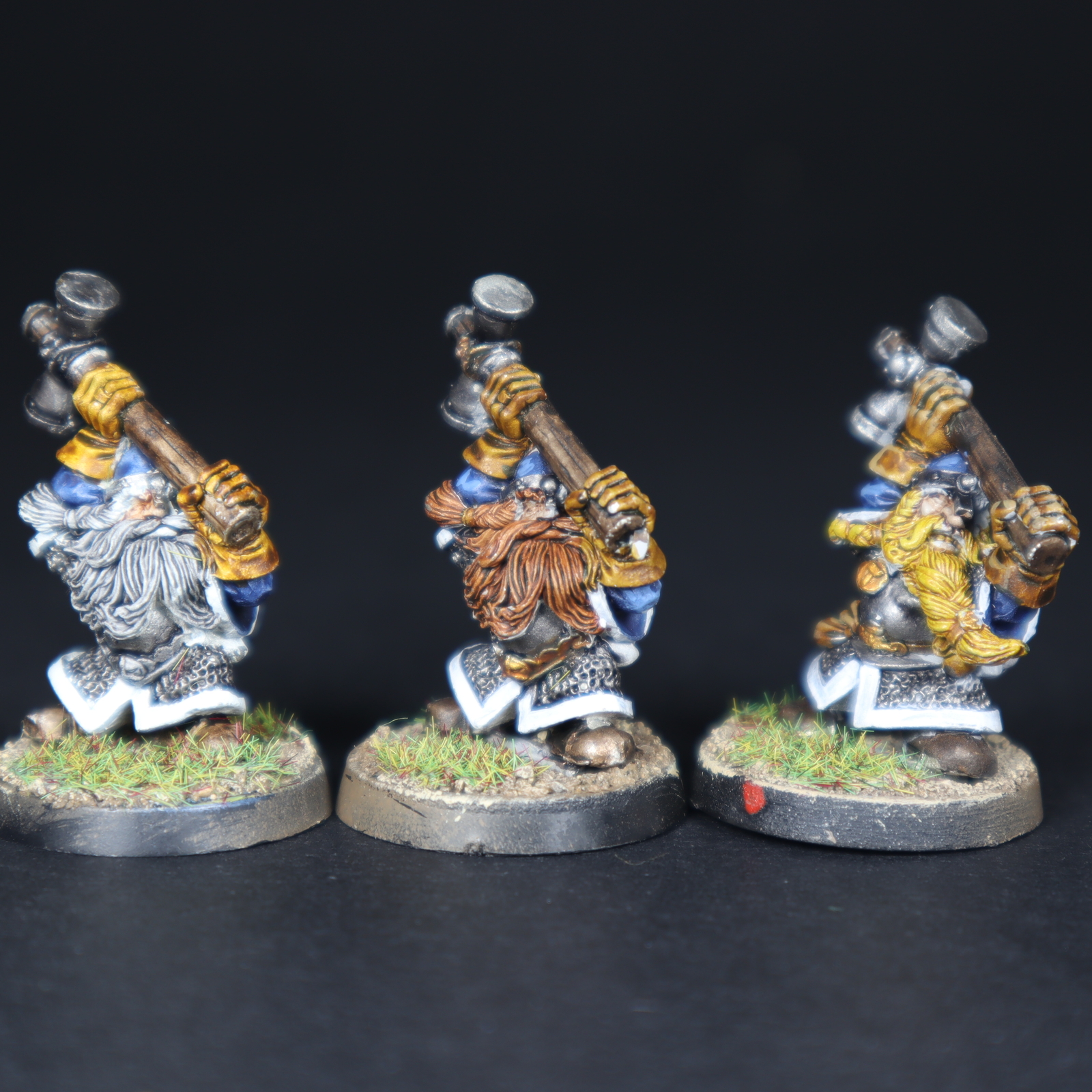 Dwarfs, Painted Dwarf Hammerers x18 Unit, Warhammer Fantasy , Games ...