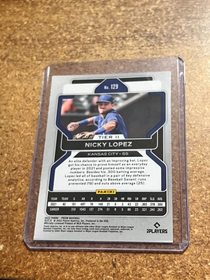 2022 Panini Prizm Baseball # 129 Nicky Lopez | eBay