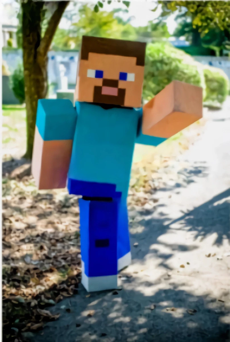 Minecraft Steve Body Costume