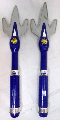 Bandai Mighty Morphin Power Rangers Blue Ranger Power Lance Weapons | eBay