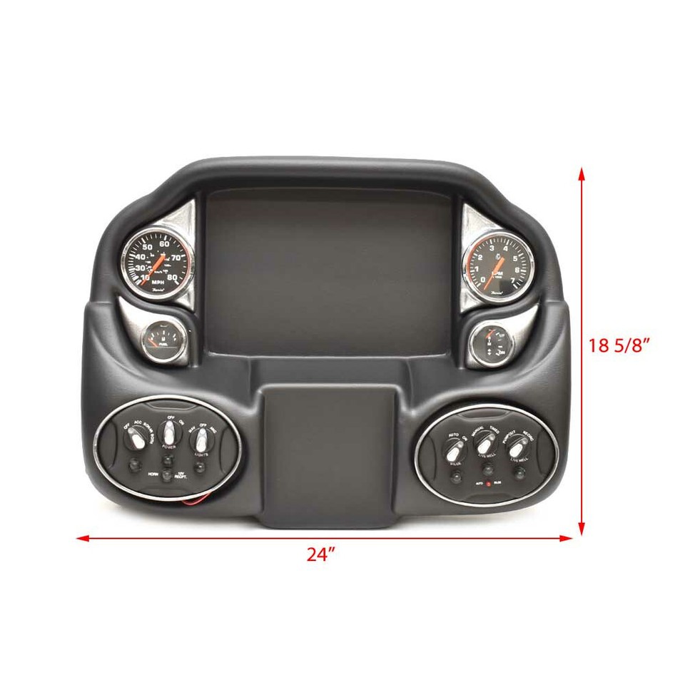 Triton Boat Gauge Dash Panel 331465 | 189TRX Mercury Black | eBay