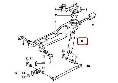 BMW NEW GENUINE 5 SERIES E60 E61 MANUAL TRANSMISSION SHIFT LEVER ...