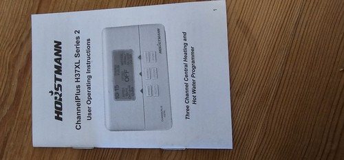 Horstmann ChannelPlus H37XL Series 2 3-Channel 7 Day Electronic ...