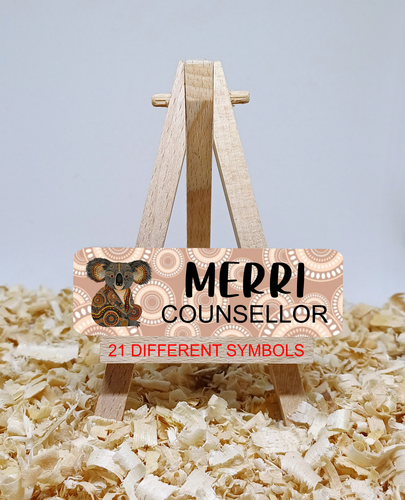 Personalised Aboriginal Name Badge Work Name Tag Indigenous Name Badge ...