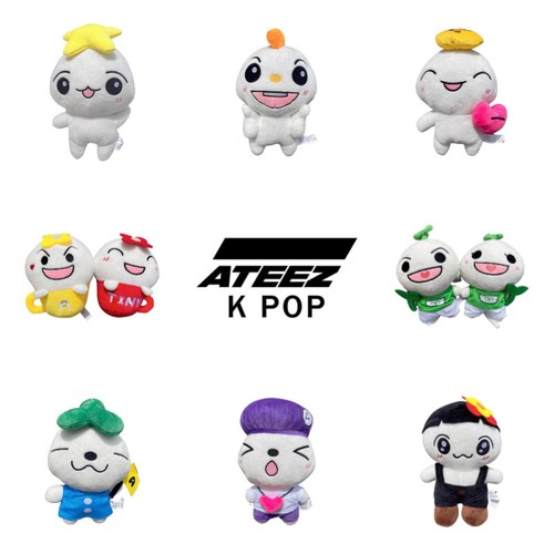 Ateez Teez-mon Pop Up Plush Toy Cute And Lovable Stuffed Animal For All ...