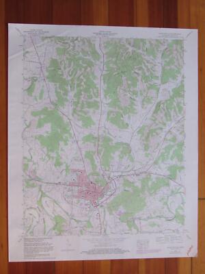 Fayetteville Tennessee 1982 Original Vintage USGS Topo Map | eBay