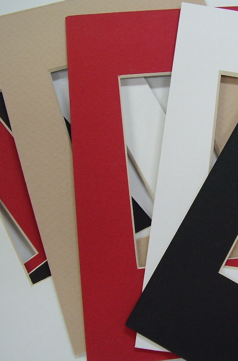 Picture framing mat 4x6 for 2.5x3.5 or 3x5 or 3.5x5 photo sizes Choose ...