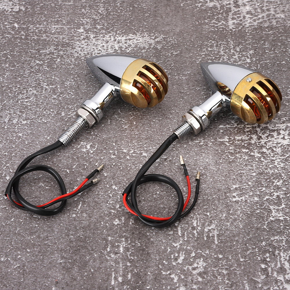 .Motorcycle Retro Bullet Turn Signal Indicator Light For | eBay