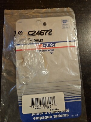 NEW CAR QUEST C24672 Engine Coolant Outlet Gasket (1) | eBay